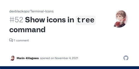 Show Icons In Tree Command Issue 52 Devblackops Terminal Icons