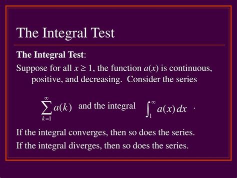 Tests For Convergence Pt Ppt Download