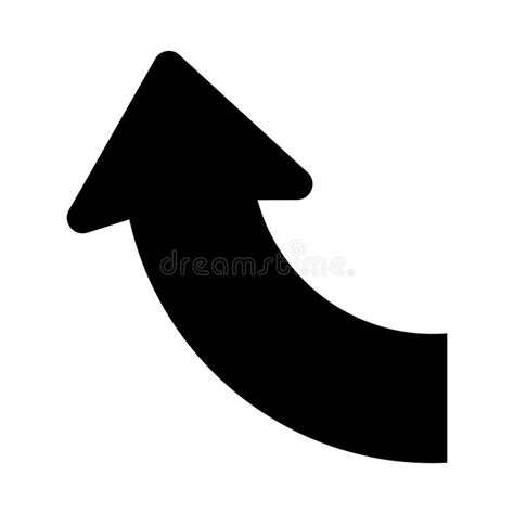 Abstract Lined Arrow Thick Curve Freeform Design Stock Illustration Illustration Of Thick