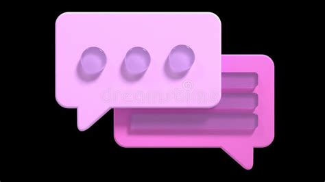 3d Speech Bubble Animation Empty Speech Bubble Animation Social Media