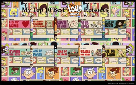 My Top 10 Favorite Loud House Episodes By Cartoonstar92 On Deviantart