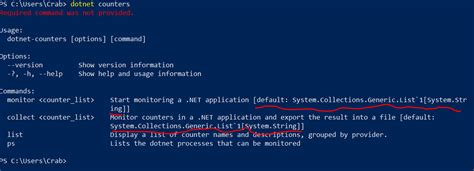 Wrong Description Issue 1754 Dotnet Diagnostics GitHub