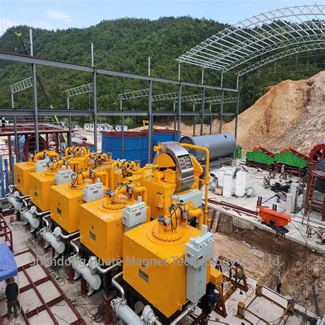 High Capacity Slurry Electromagnetic Separator Portable Gold Separator