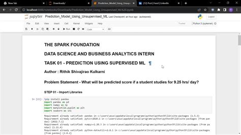 Rithik Kulkarni On Linkedin Task1 Datascience Sparksfoundation