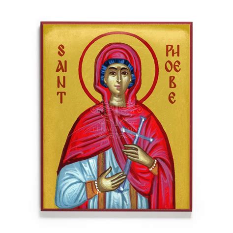 Saint Phoebe The Deaconess Icon By Legacy Icons