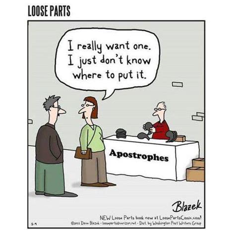 Mystery Fanfare Cartoon Of The Day Apostrophe