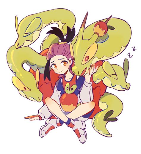 Kieran Applin And Hydrapple Pokemon And 1 More Drawn By Oe