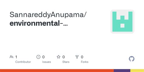 Github Sannareddyanupamaenvironmental Monitoring