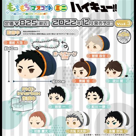 Set Of Mochimochi Mascot Mini Haikyu Vol Kyou Hobby Shop