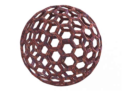 Wireframe Shape Geometric Honeycomb Sphere 3d Model Turbosquid 2174913
