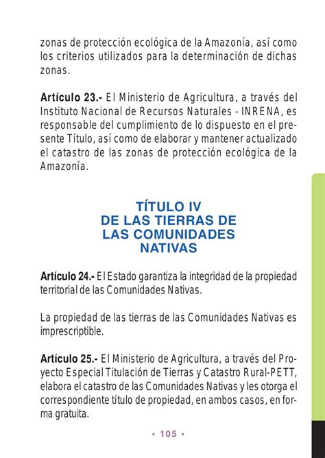 Derechos De Las Comunidades Campesinas Principales Leyes Y Reglamen
