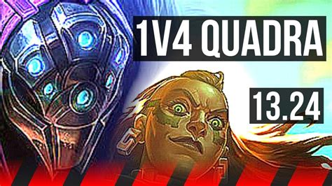 Jax Vs Illaoi Top 1v4 Quadra 11 Solo Kills Godlike Kr Master