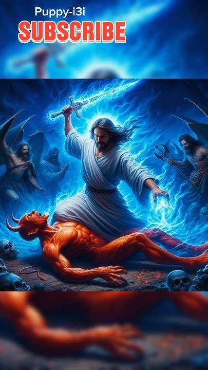 Jesus Vs Satan Fight Jesus Edit Devil Shorts God Satan