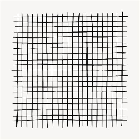 Premium Vector Grid Brush Pattern Illustration Vector