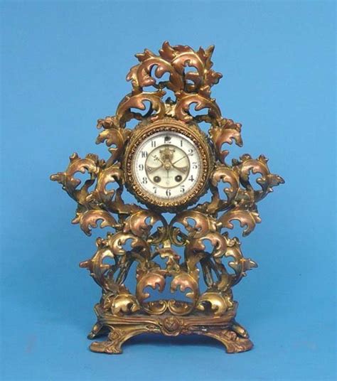 Small French Gilt Bronze Rococo Style Clock Price Guide