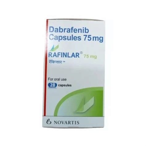 Dabrafenib 75mg Capsule At ₹ 39000 Bottle Tafinlar Dabrafenib