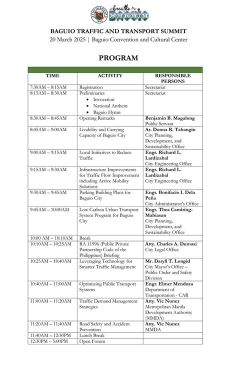 Baguio Transport Baguio City Public Information Office Facebook