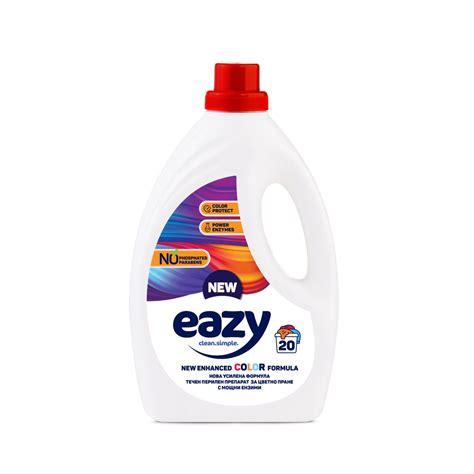 Течен перилен препарат Eazy Color за цветно пране Eazy Перилни и