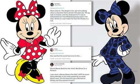 Disney Sparks Outrage After Debuting New Look For Minnie Mouse With Progressive Blue Pantsuit