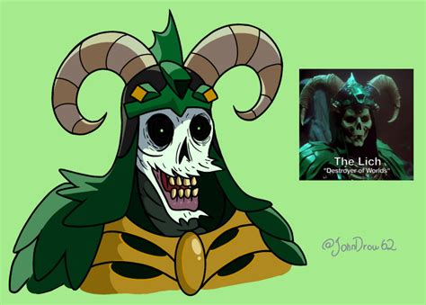 Adventure Time As An 80s The Lich By Johndrawfatties On Deviantart