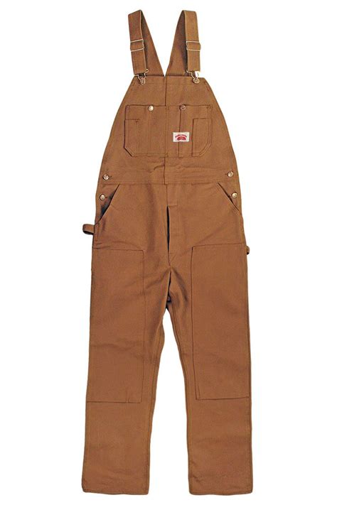 83 Brown Duck American Made Overalls Made In Usa Heavy Duty Bib