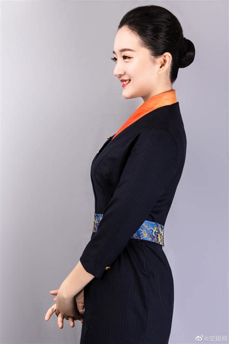 成都航空小姐姐。制服特色～