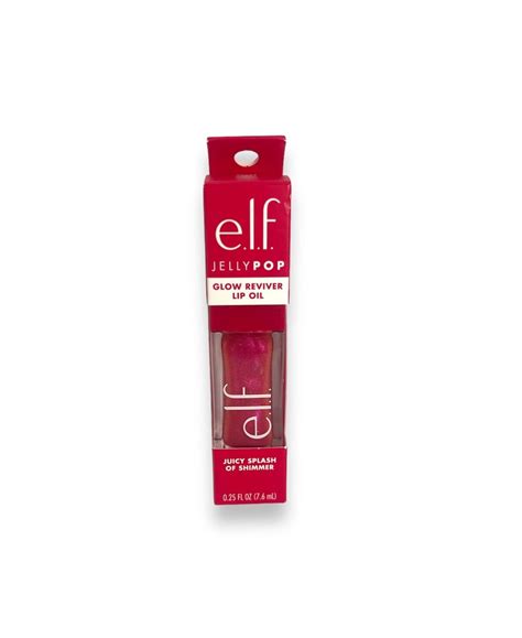 Elf Elf Jellypop Glow Reviver Lip Oil New Fresh Watermelon Scent New