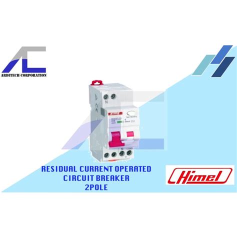 Himel Residual Current Operated Circuit Breaker RCBO Poles MA A A A A Lazada PH