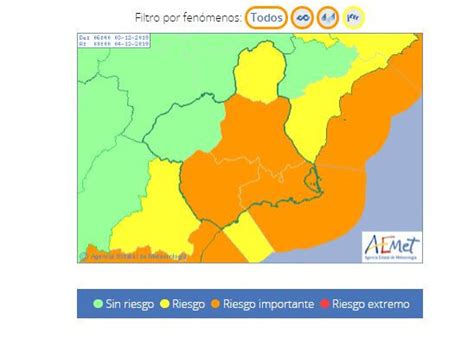 La Aemet Amplía La Alerta Naranja Por Lluvias De Hasta 100 Litrosm2 A