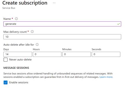 C How To Accomplish FIFO With Azure Service Bus Topics Stack Overflow