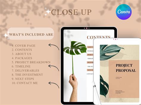 Editable Project Proposal Template Customizable In Canva For