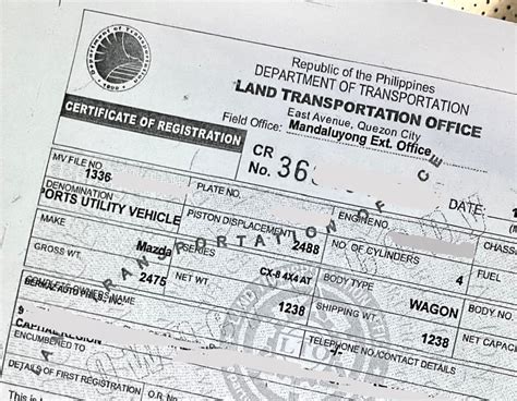 Printable Lto Temporary Plate Number For Motorcycle Template