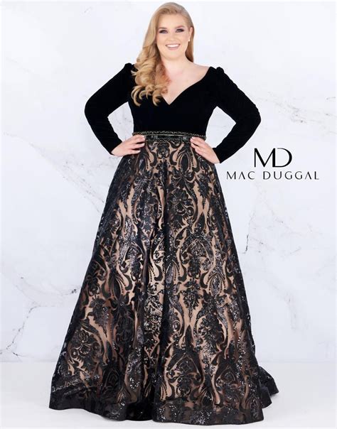 Mac Duggal Long Prom Plus Size Dressprom Dresses Most Beautiful Wedding