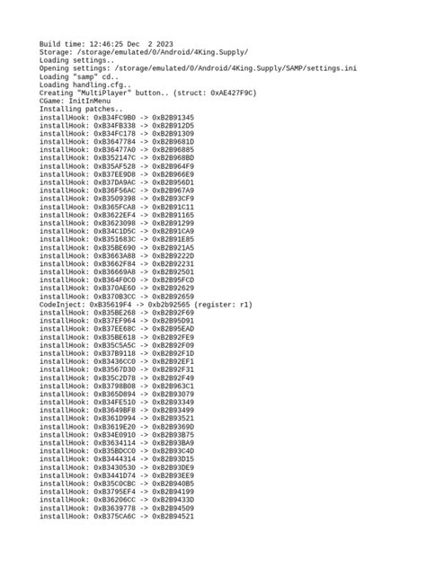samp log pdf