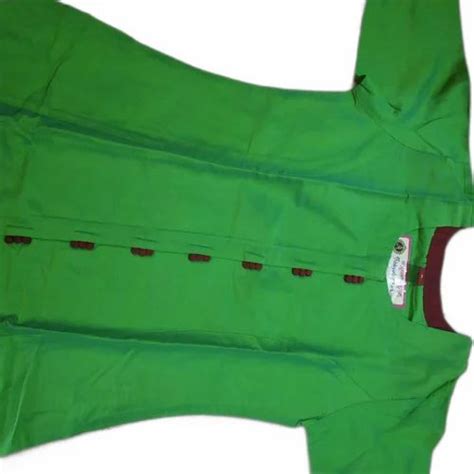Green Plain Anarkali Kurti Size M At Rs 780 In Mysore Id 2850416671688