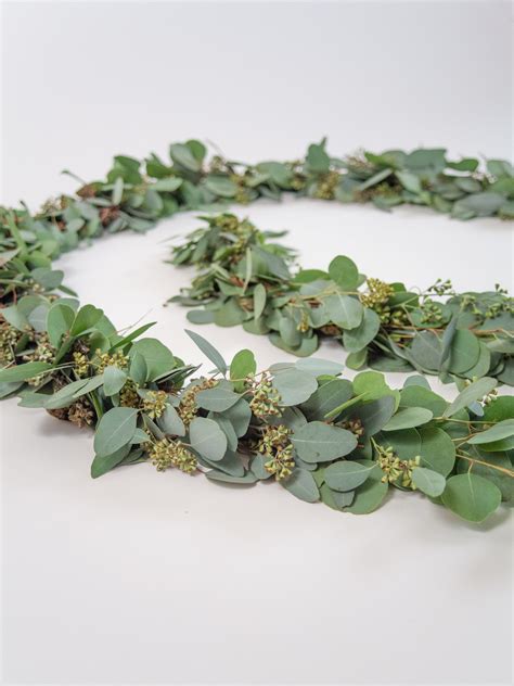 Real Seeded Eucalyptus Garland Wedding Garland Table Runner Overnight Seeded Garland Free