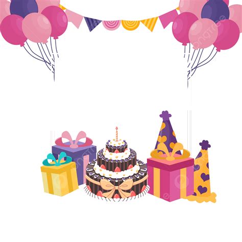 Birthday Cake Border Clip Art