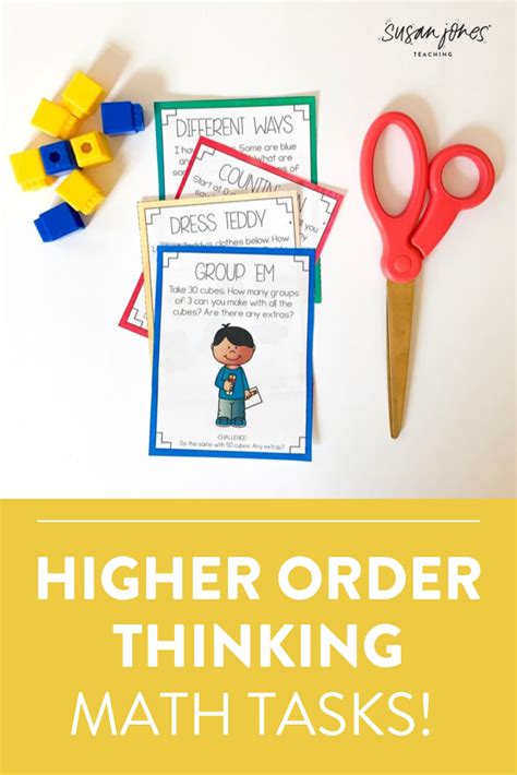 Higher Order Thinking Questions First Grade Higher Order Thinking Math Higher Order Thinking