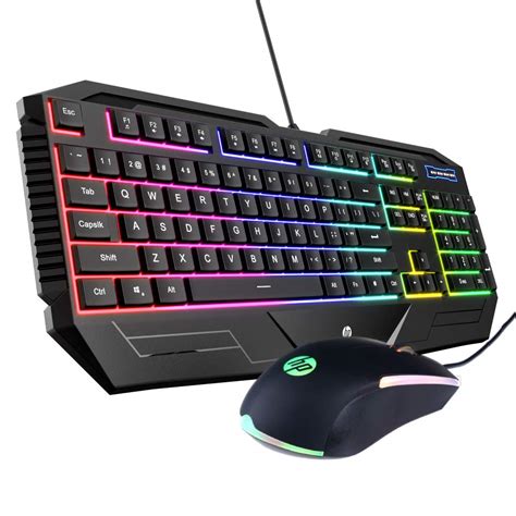 Buy HP Wired Gaming Keyboard And Mouse Combo Light Up Membrane Keyboard And Gaming Mouse Full