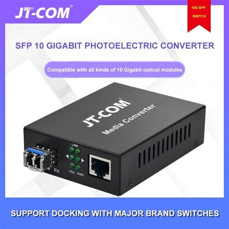 JT COM G Switch SFP G Media Converter Switch Ethernet Switch Gb Fiber Optical Switch