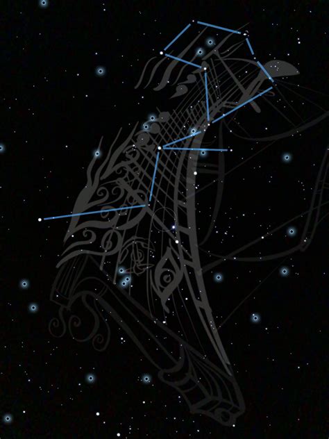 Sagittarius Constellation Map
