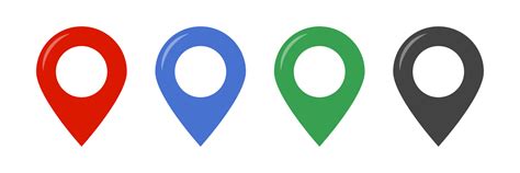 Map Pin Icon Set Markers And Map Pointers Vectors Vector Art At Vecteezy