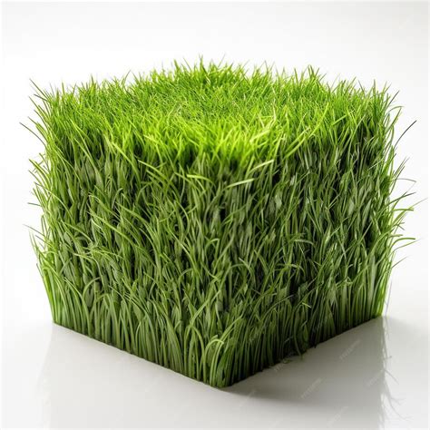 Premium Ai Image Cube Of Grass