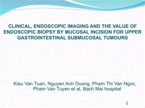 Clinical Endoscopic Imaging And The Value Of Endoscopic Biopsy By