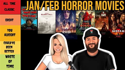Ranking All The Horror Movies We Watch In January And February