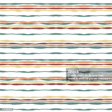 일러스트 레이 션 원활한 패턴 그린 녹색 노란색 오렌지 선 줄무늬 격자 무늬 반복 패턴 패션 패브릭 섬유 벽지 종이 포장을위한 흰색 배경에 거친 홍당무 0명에 대한 스톡