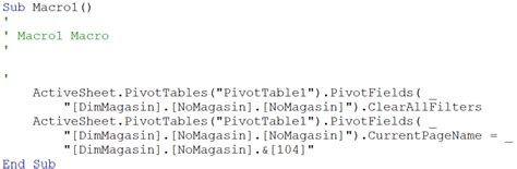 Créez des rapports Excel personnalisés avec les boucles VBA