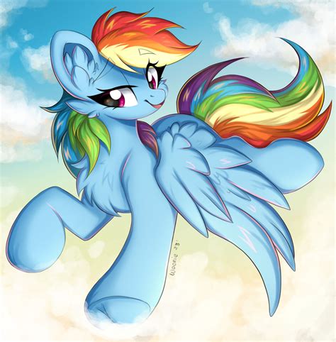 Rainbow Dash Speedpaint By Woonborg On Deviantart