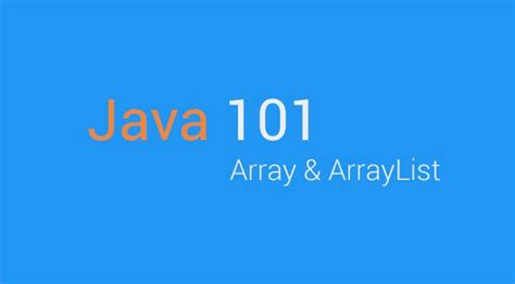 Java 101 Array ArrayList EP 4 Arnondora