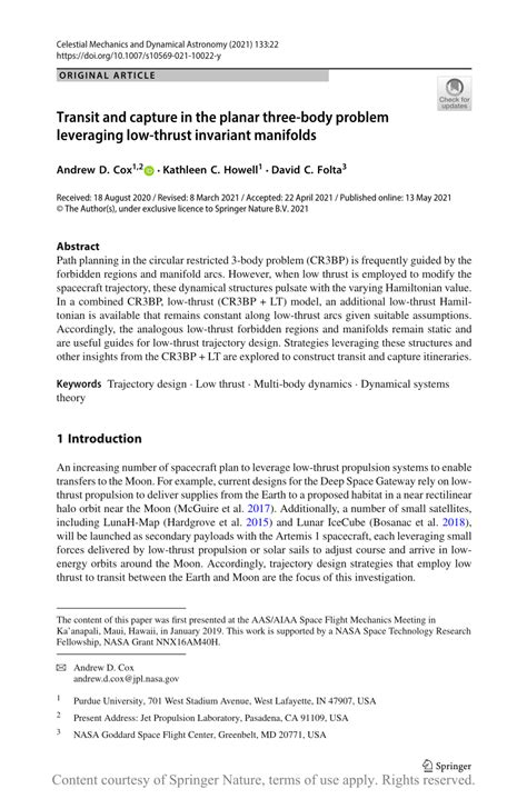Transit And Capture In The Planar Three Body Problem Leveraging Low Thrust Invariant Manifolds